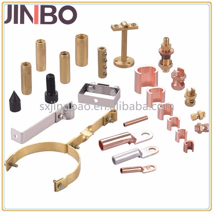 Earthing System: C-type Copper Grounding C Clamp Connection, High ...