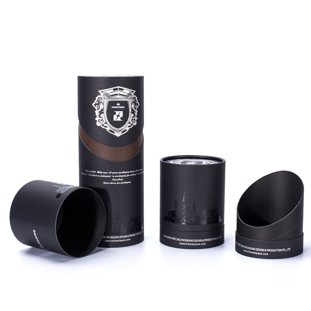 Cylinder Whisky Tube Wine Glass Box, High Quality Cylinder Whisky Tube ...