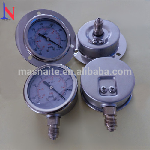 Stainless Steel Bourdon Tube Pressure Gauge, High Quality Stainless Steel Bourdon Tube Pressure ...