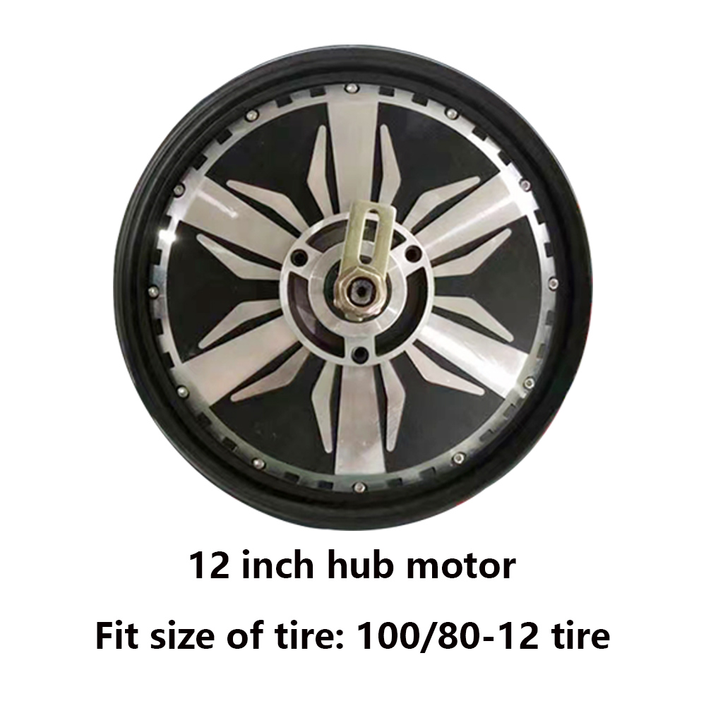 12 Inch High Torque 48v/60v 1000w/1500w Brushless Hub Motor For ...