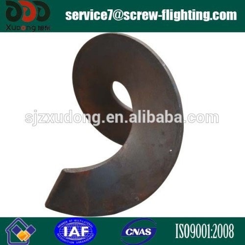 Factory Carbon Steel Sectional Helical Screw Flight, High Quality ...