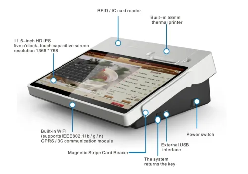 Windows/android Pos Hardware Touch Screen Pos System, High Quality ...