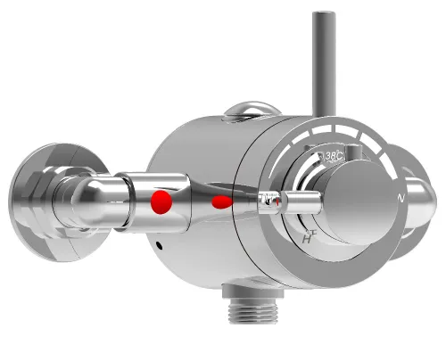 Temperature Control Bath Wall Mount Thermostatic Shower Faucet, High ...