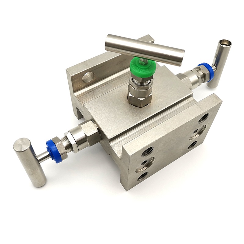 H Type 3 Way Valve Manifold Stainless Steel, High Quality H Type 3 Way ...