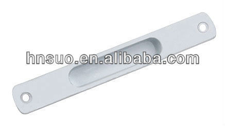 White Aluminum Glass Door Push Lock Fittings, High Quality White ...