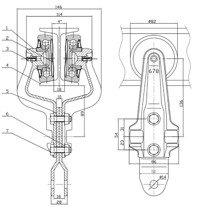 Industrial Drop Forged Trolley Conveyor Chain X348 X458 X678, High ...