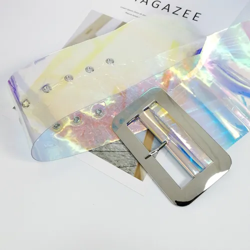 Plus Size Belt Transparent Belts For Women Clear Cummerbunds Ladies ...