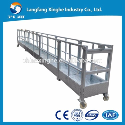 Steel Temporary Gondola / Rope Suspended Platform / Suspension ...