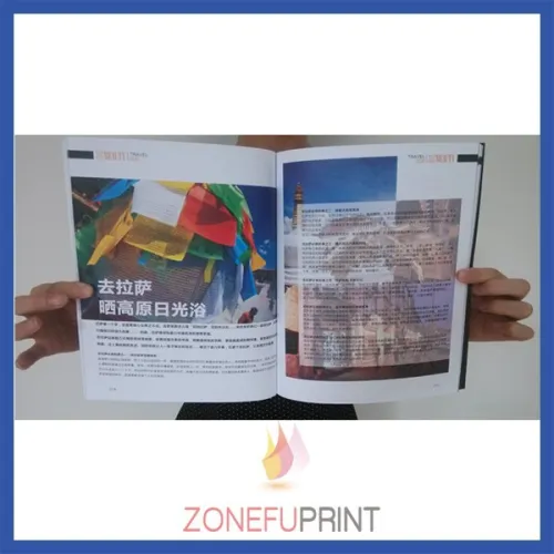 Matt Coated Paper Magazine With Matt Lamination Colorful Softcover ...