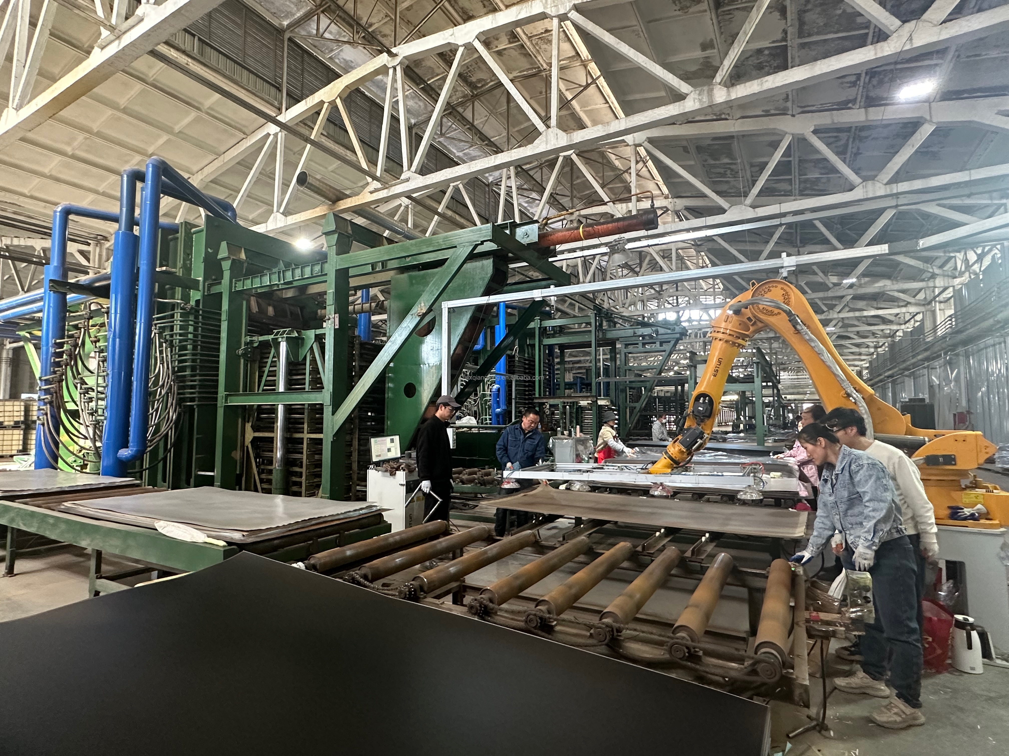High Pressure Laminate (hpl) And Compact Laminate Production Machine ...