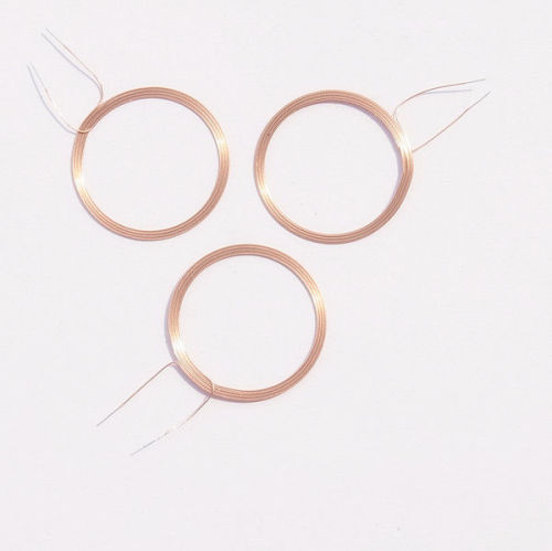 Insulated Single Coil Air Core Inductor Coil With Self Bonding Copper ...