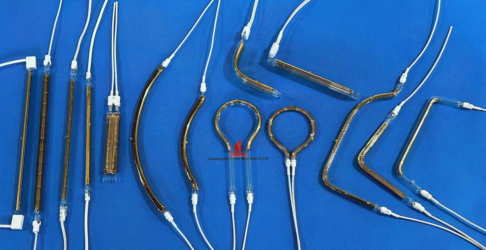 Factory Price Rema 1500w Quartz Gold Short Wave Heater Infrared Lamp ...