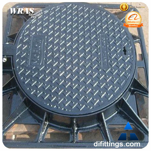 Locking System Weight Ductile Iron Manhole Cover D400 Recessed Type ...