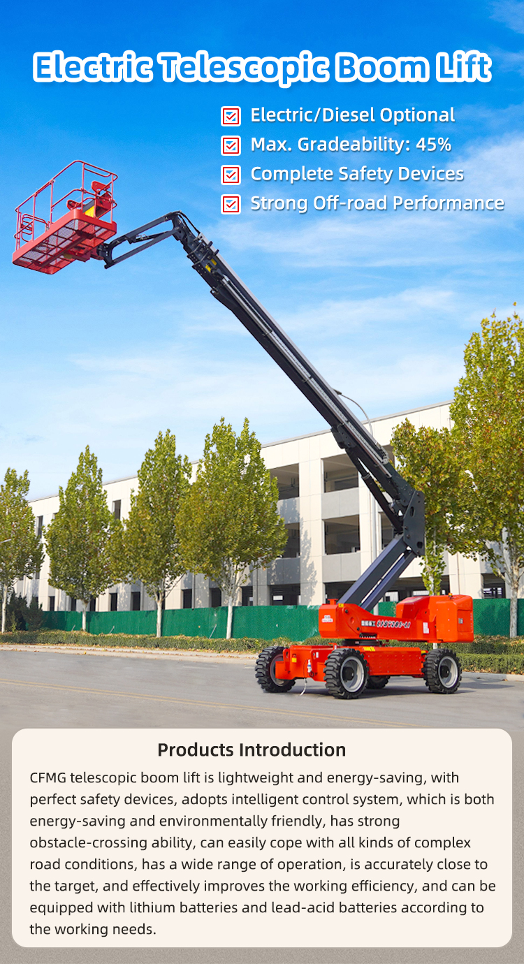 Cfmg 16m Self Propelled Articulating Boom Lift - Good Price Man Lift ...