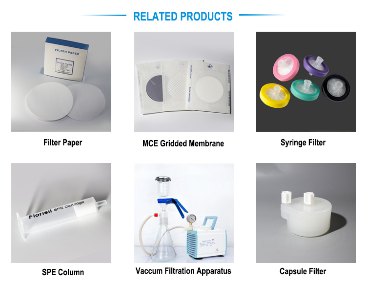 Iso-certificate 90mm 0.45um Hydrophilic Mce Membrane Filter For ...