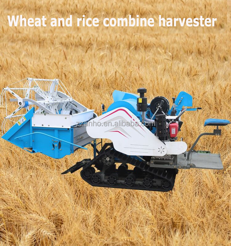 Small Grain Combine Harvesters For Farms In Philippines: Mini Crawler ...