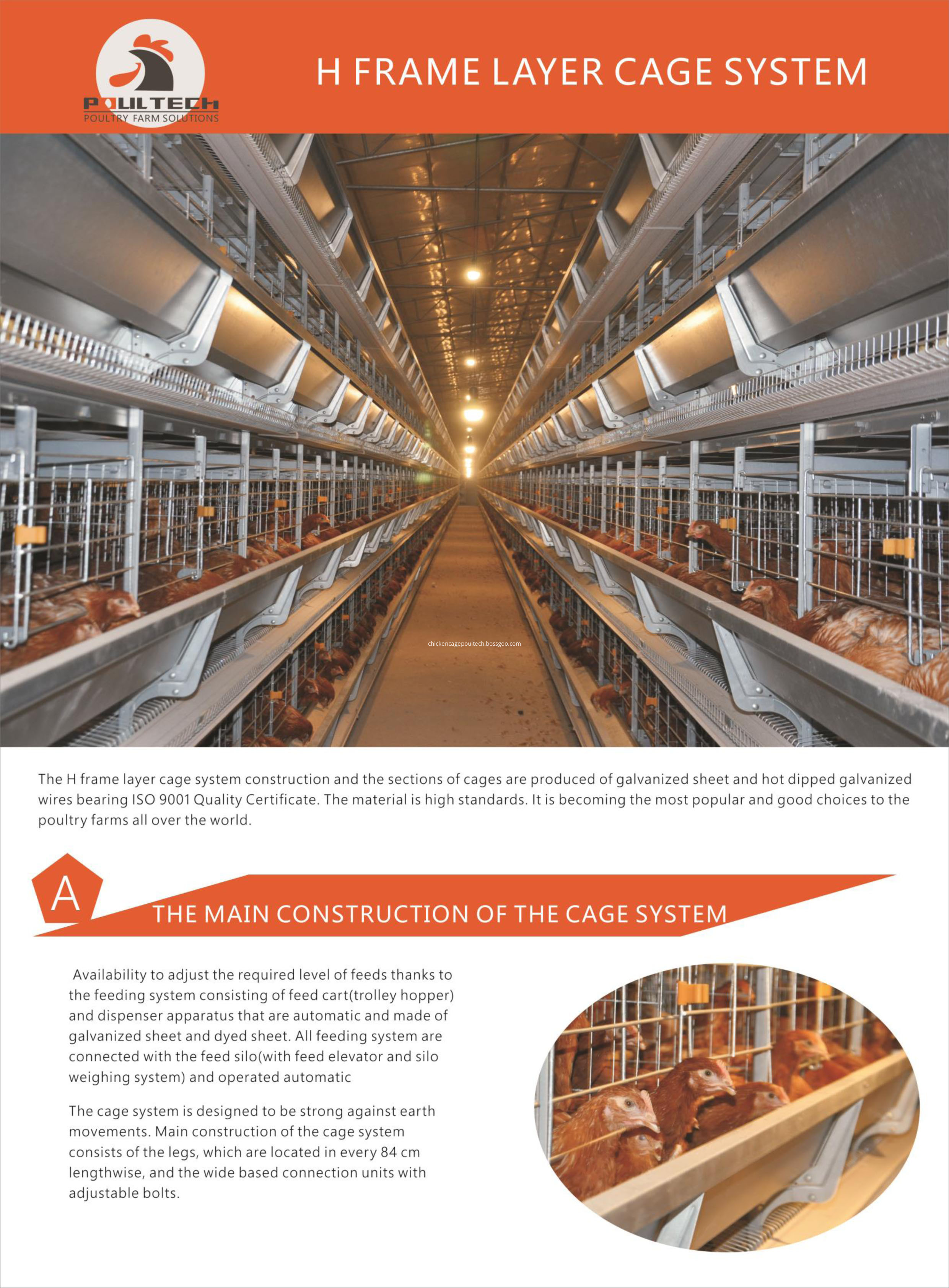 H Type 50000 Birds Layer Cage, High Quality H Type 50000 Birds Layer ...