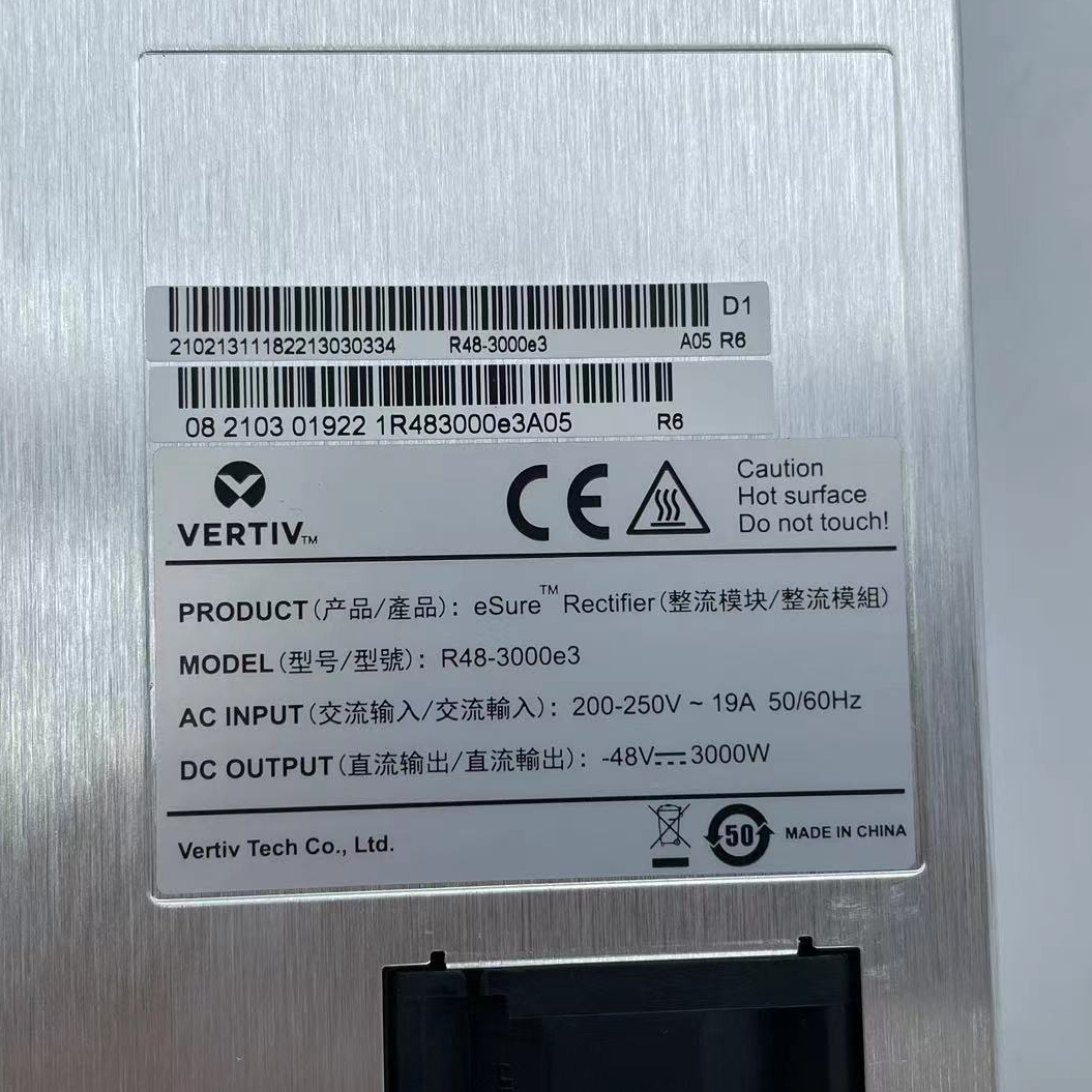 Vertiv Emerson R48-3000a3 Power Supply Module - 48v 3000w Dc, 220v Ac ...