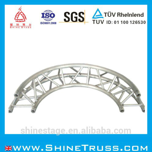 Circular Alumium Roof Truss Concert Stage Curved Roof Truss, High ...