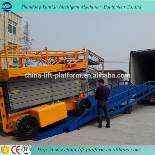 Hydraulic Container Loading Dock Ramp Used For Loading Unloading, High ...