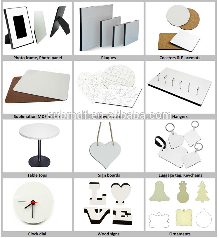 Printable Sublimation Round Mdf Clock Blank, High Quality Printable ...