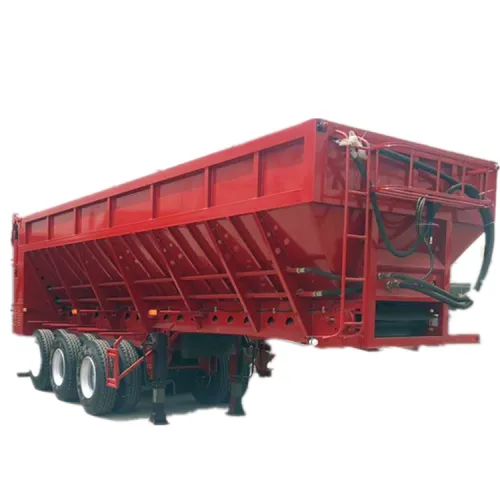 Live Bottom Trailer Dump Semi Trailer, High Quality Live Bottom Trailer ...