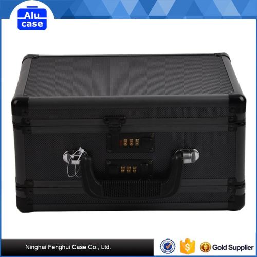 Waterproof Gun Case With Lockable Draw Latch Single Handgun Case Silver ...