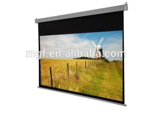 1.5*2.0m Motorized Projector Screen With Remote Control/automatic Pull ...