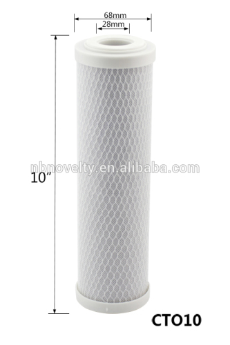 Cto/10" Activated Carbon Block Water Filter Cartridge, High Quality Cto/10" Activated Carbon ...