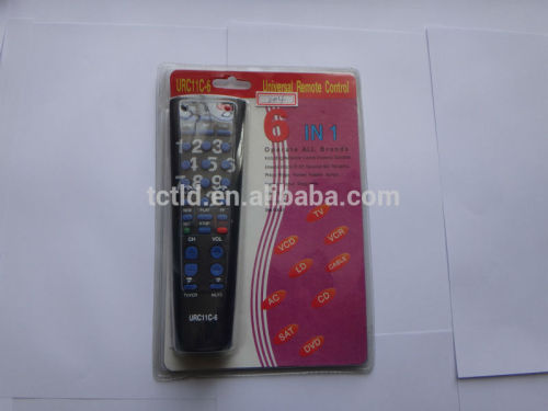 6 In 1 Universal Remote Control Urc11c-6 For Tv/sat/dvd, High Quality 6 ...