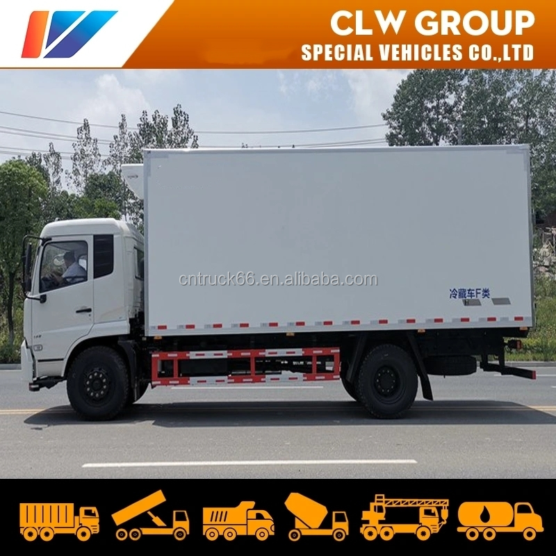 Dongfeng 6.5m/7.8m Refrigerated Food Transport Vehicle 12 Ton Freezer ...