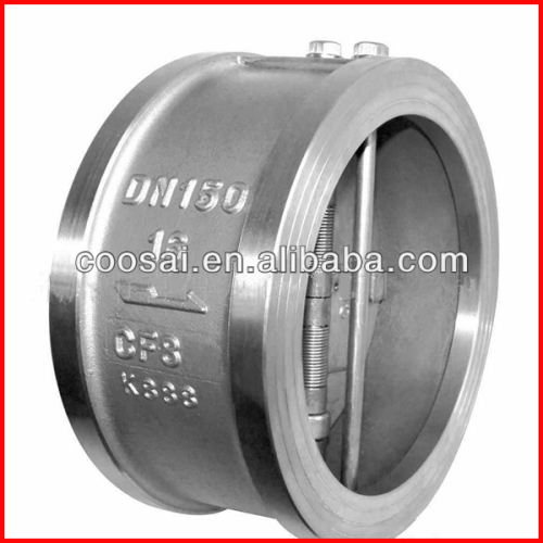 Stainless Steel Dual Plate Swing Check Valve, High Quality Stainless ...