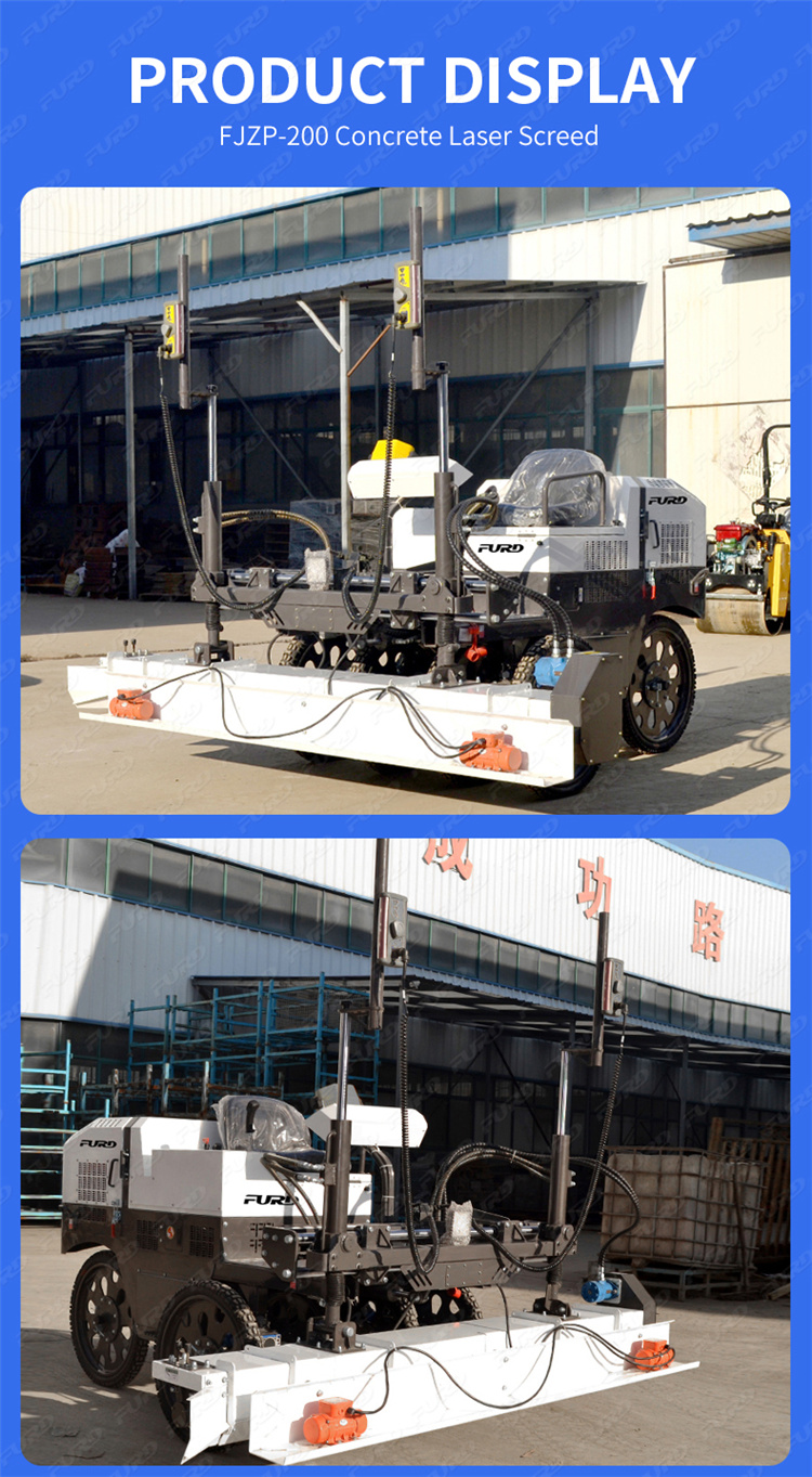 Paving Concrete Laser Screed Floor Leveling Machine, High Quality ...