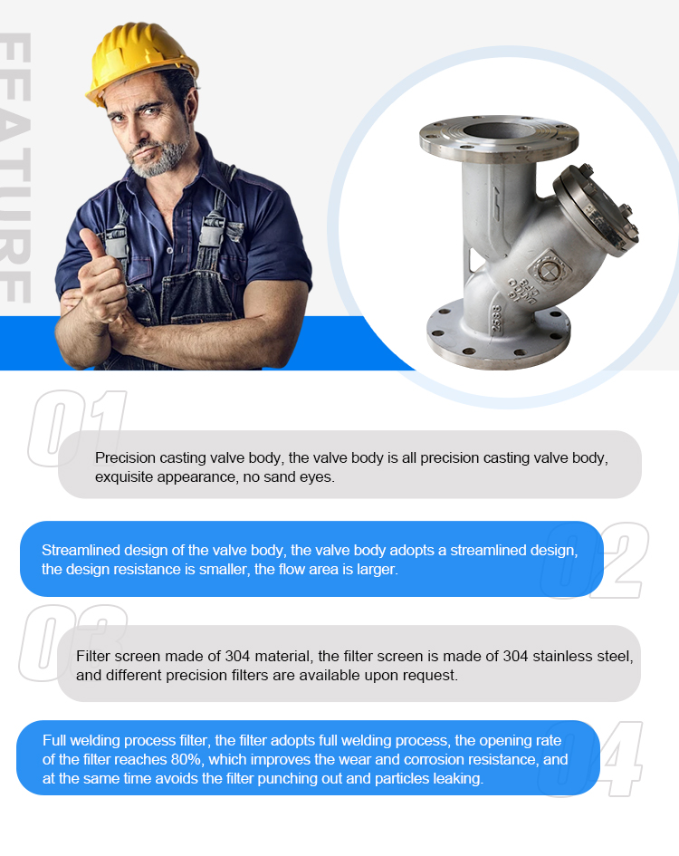 High-quality Flanged Y-strainers: Dn50-dn600, Stainless Steel Y-type ...