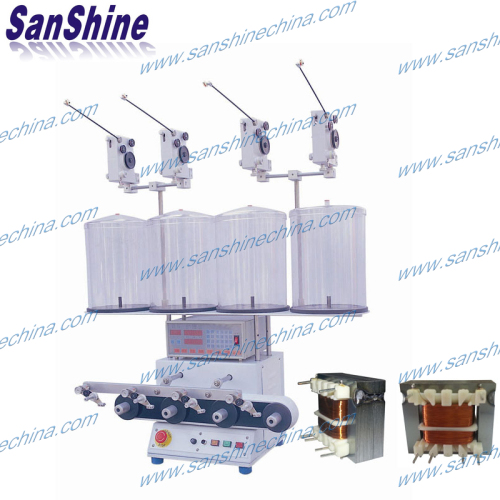 Obverse Four Spindles Laminated Transformer Automatic Coil Winding ...