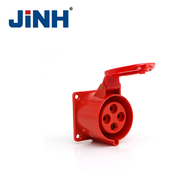 Iec Electric 3-way Industrial Power Socket 16a/32a Ip67 Waterproof Wall ...