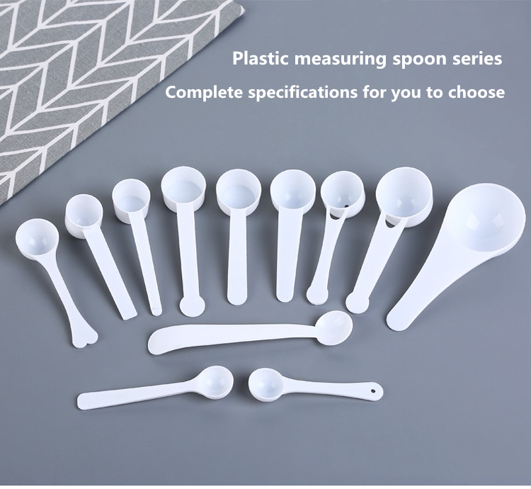 Worner Lab Clear Classic Plastic Measuring Spoons - Small Plastic ...