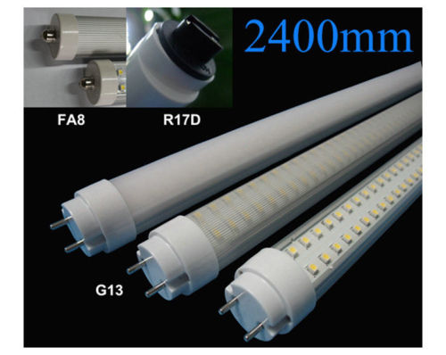 8 Ft T8 Led Tube Lighting 2400mm With Inner Driver, Pin Type G13 / Fa8 ...