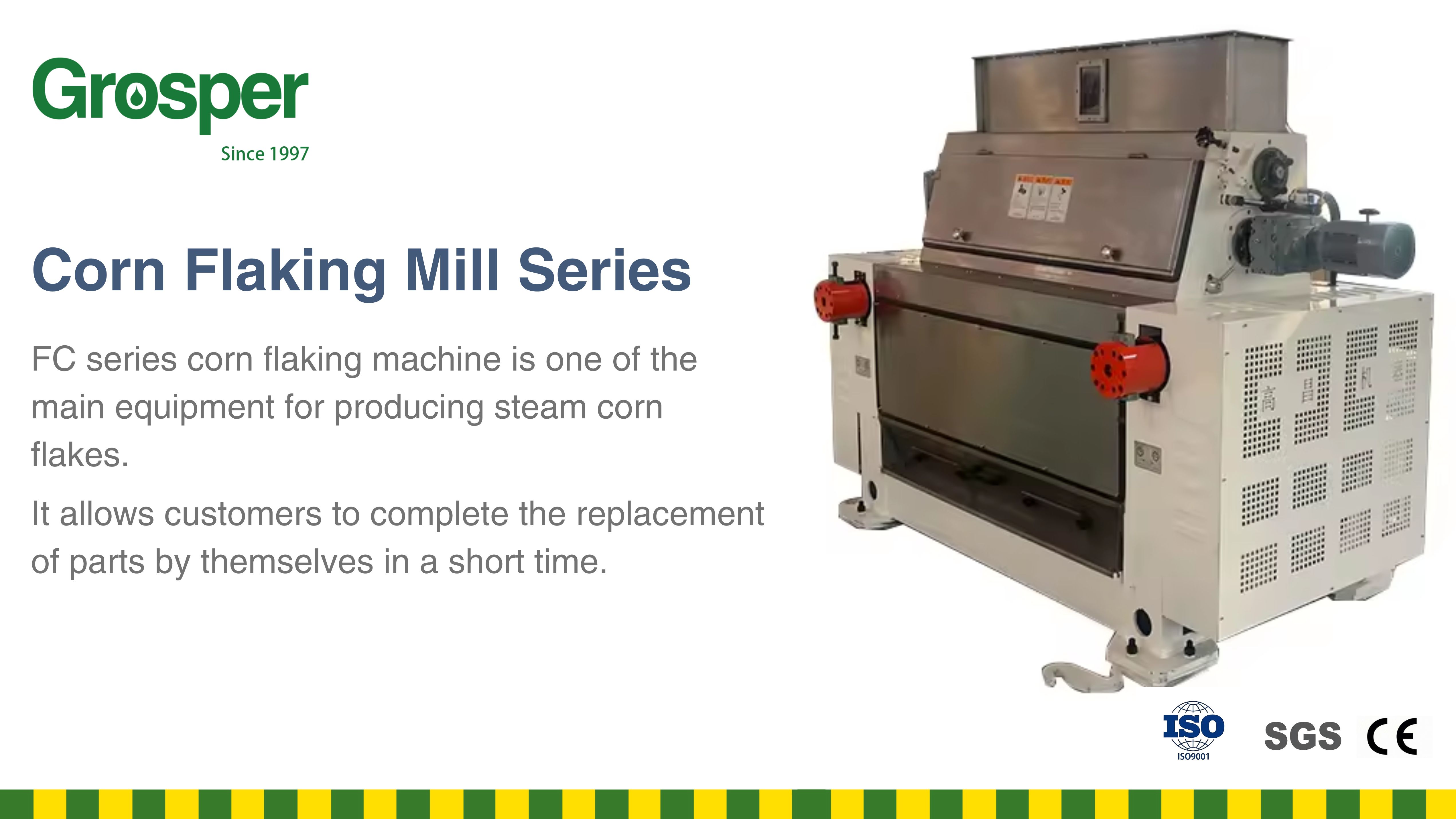 Ce And Iso Certified Fc4080f Corn Flaking Mill: Old Factory ...