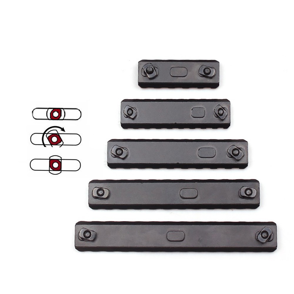 M-lok Rail Mount Adapter 5/7/9/11/13 Slots Aluminum Picatinny Rail ...