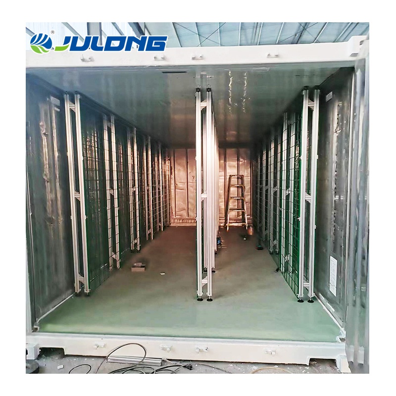 Mushroom Farm Shipping Container Greenhouse, High Quality Mushroom Farm ...