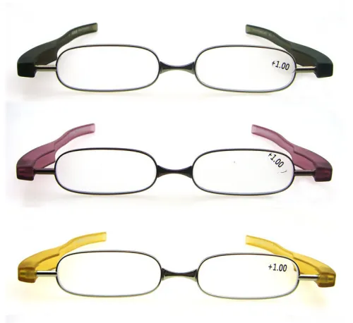 360 Degrees Rotating Twist Fake Designer Reading Glasses, High Quality ...