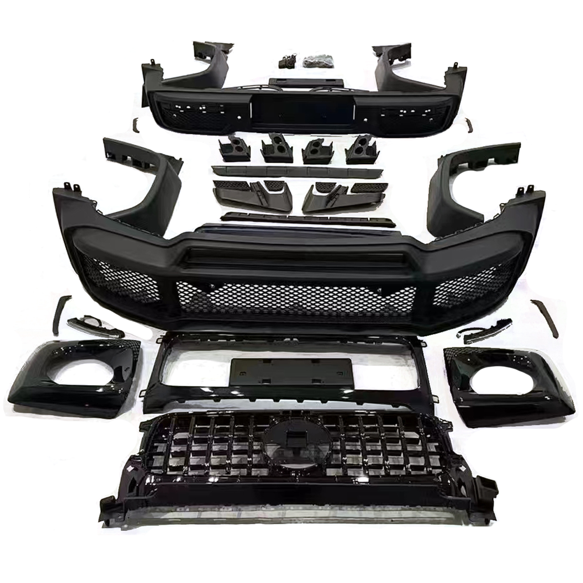 G Class W464 B-style Body Kit - Front And Rear Bumper Assembly For ...