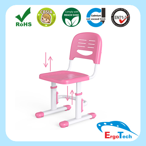 Height Adjustable Plastic Preschool Chair, High Quality Height ...