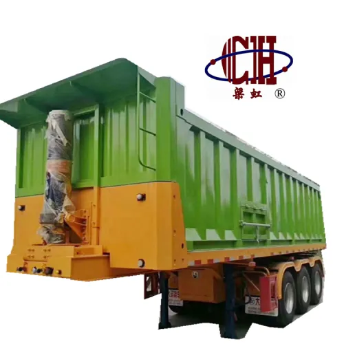 Tractor Semi Trailer Hydraulic Dump Sugar, High Quality Tractor Semi ...