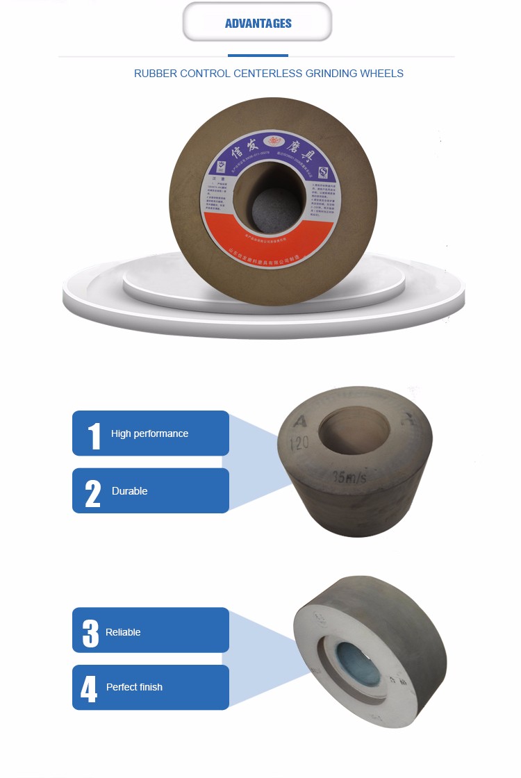 Rubber Bonded Regulating Wheels For Centerless Grinding, High Quality ...