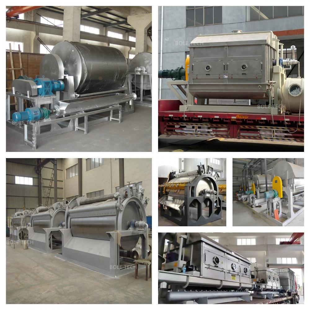 Slurry Materials Rotary Drum Flaker Dryer For Chemical, High Quality ...