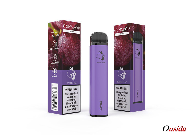 Disposable Vape 2000 Puffs Gunn Pod Hot Selling, High Quality ...