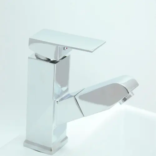 Chromed Pull Out Button Single-handle Single-lever Faucet, High Quality ...