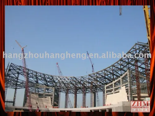 Pre-engineered Open Space Structural Steel Stadium Construction, High ...